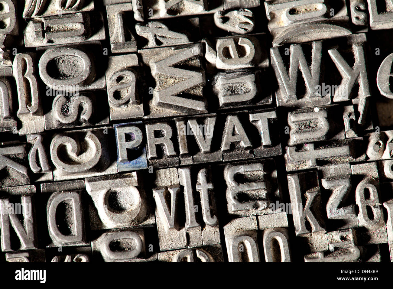 Word private hi-res stock photography and images - Alamy