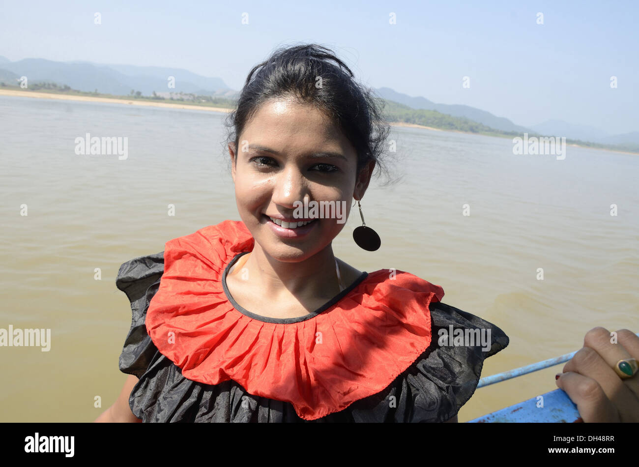 beautiful Indian girl at Papi Hills Rajahmundry Andhra Pradesh India MR ...