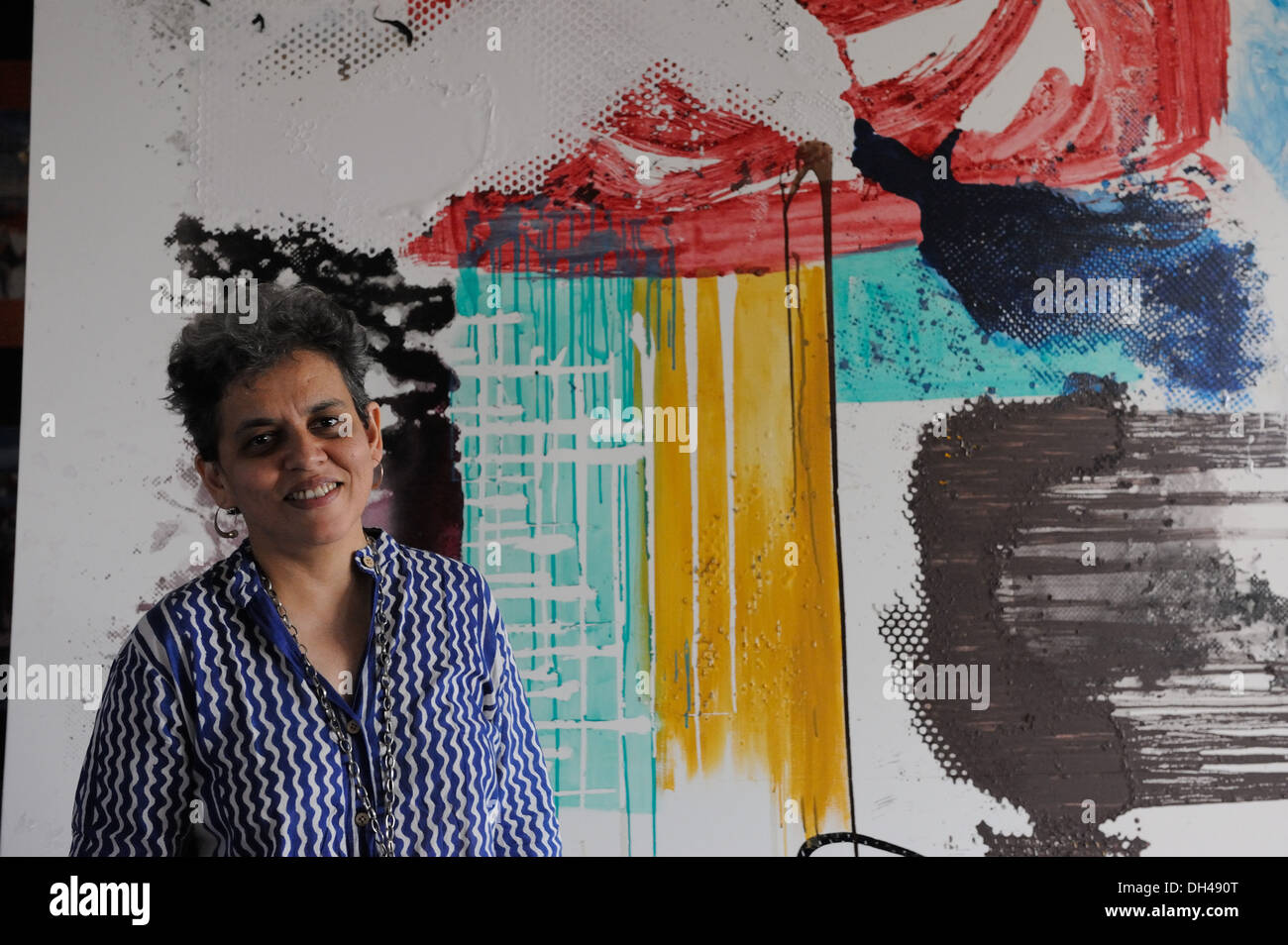 Indian Artist Brinda Miller Stock Photo - Alamy
