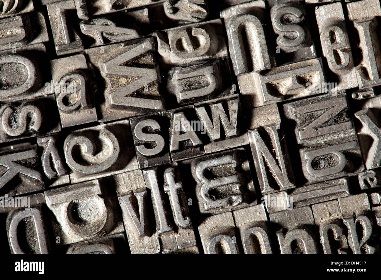 Saw letter hi-res stock photography and images - Alamy