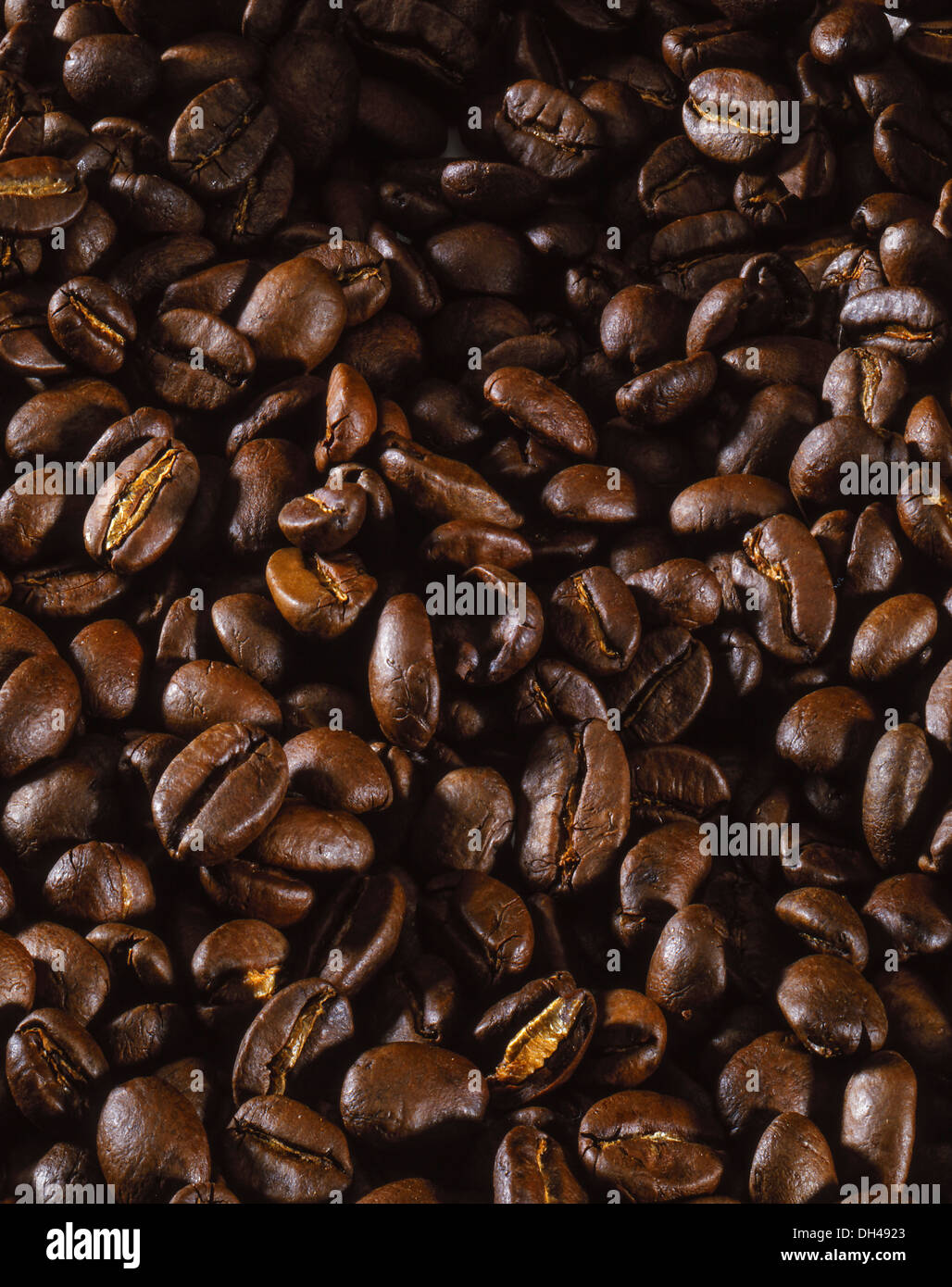 Fragrant fried coffee beans Stock Photo - Alamy