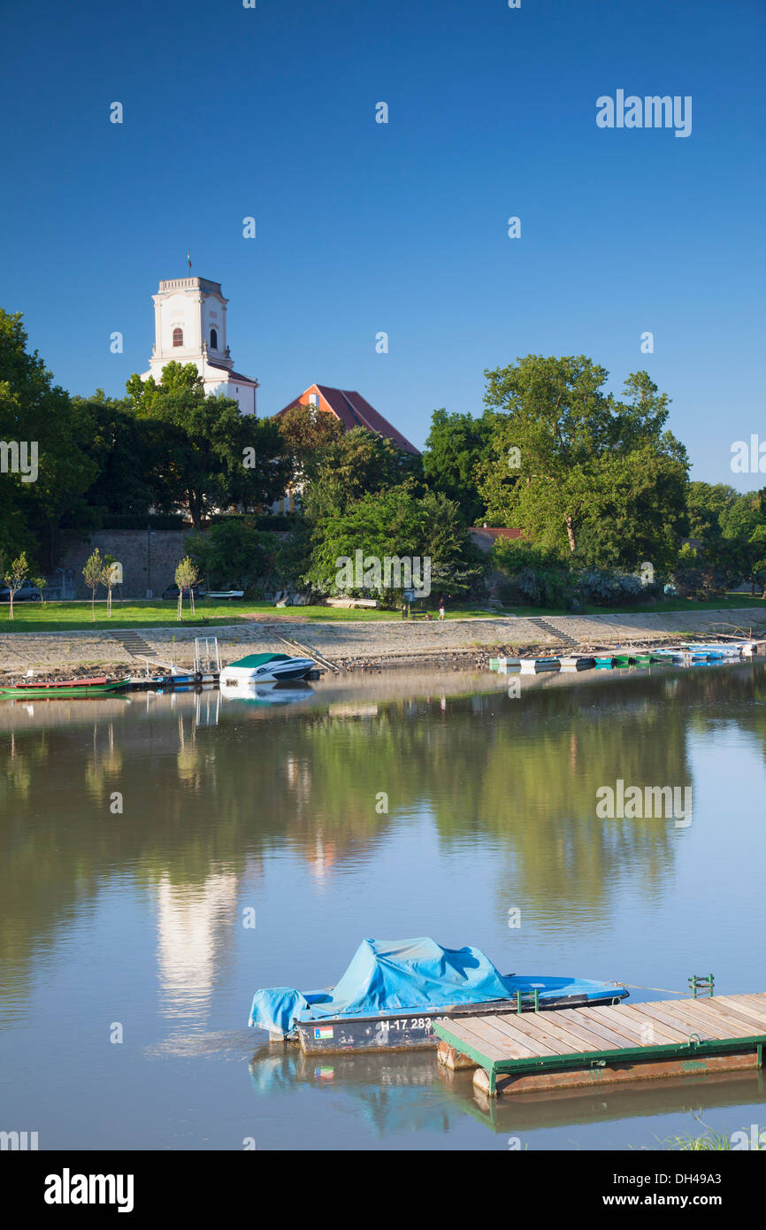 Bishop's Palace and Raba River, Gyor, Western Transdanubia, Hungary ...