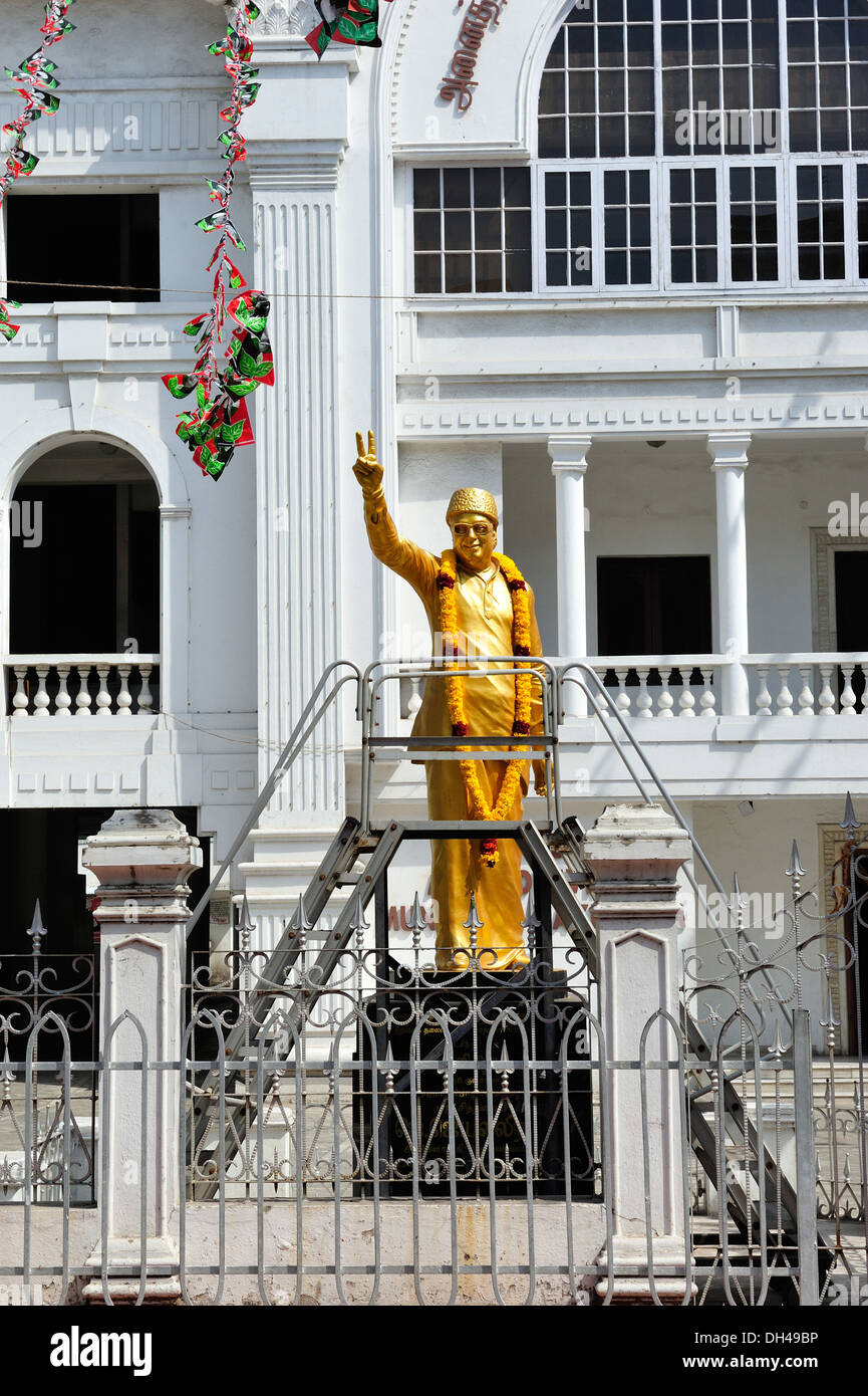 MGR Politician and Actor statue chennai tamil nadu India Asia Stock ...
