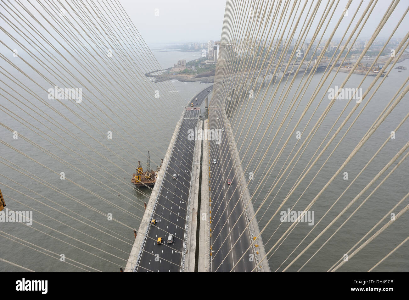 Bandra Worli Sea Link bridge Mumbai Maharashtra India Asia Stock Photo ...