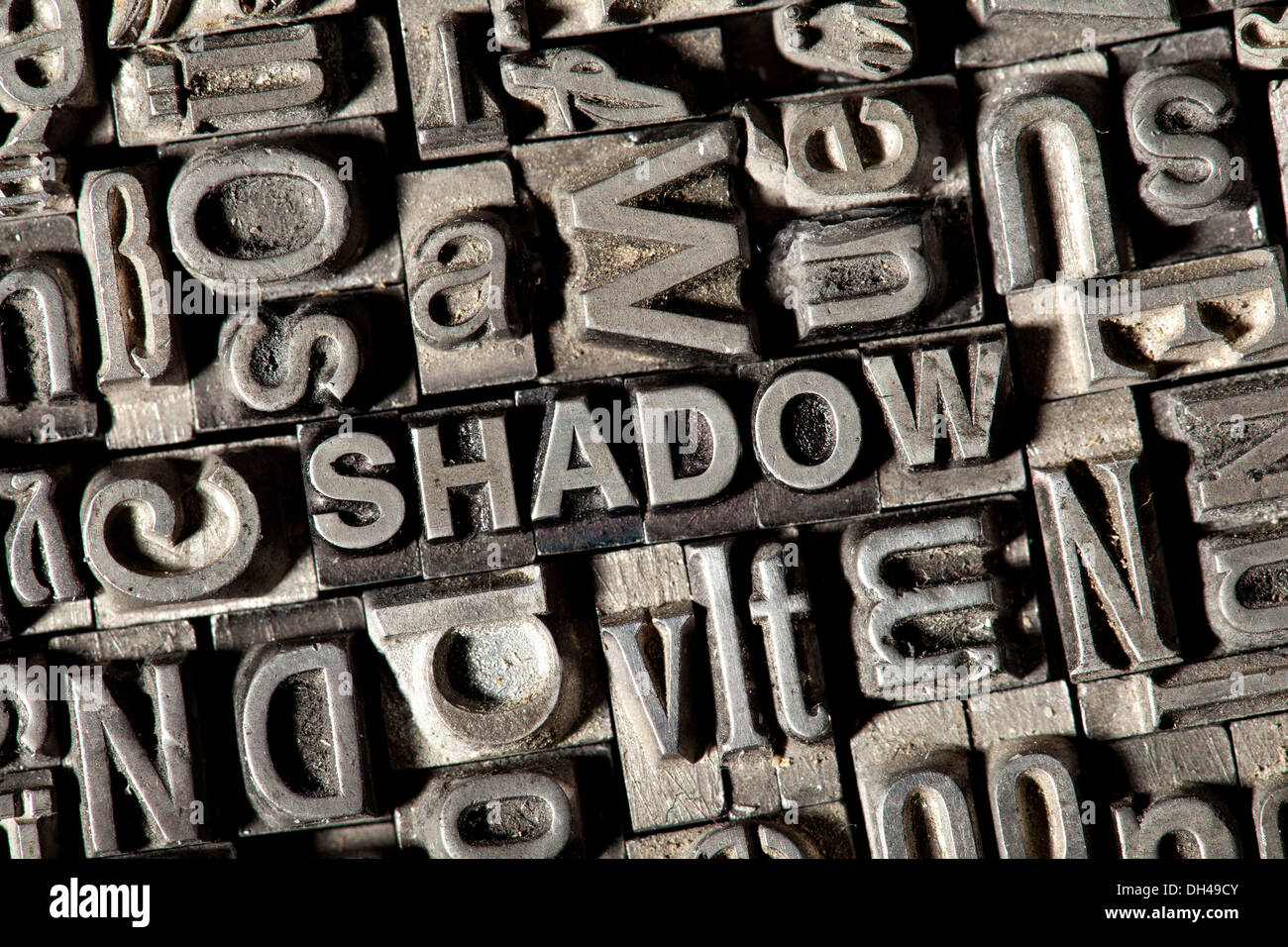 Shadow letters hi-res stock photography and images - Alamy