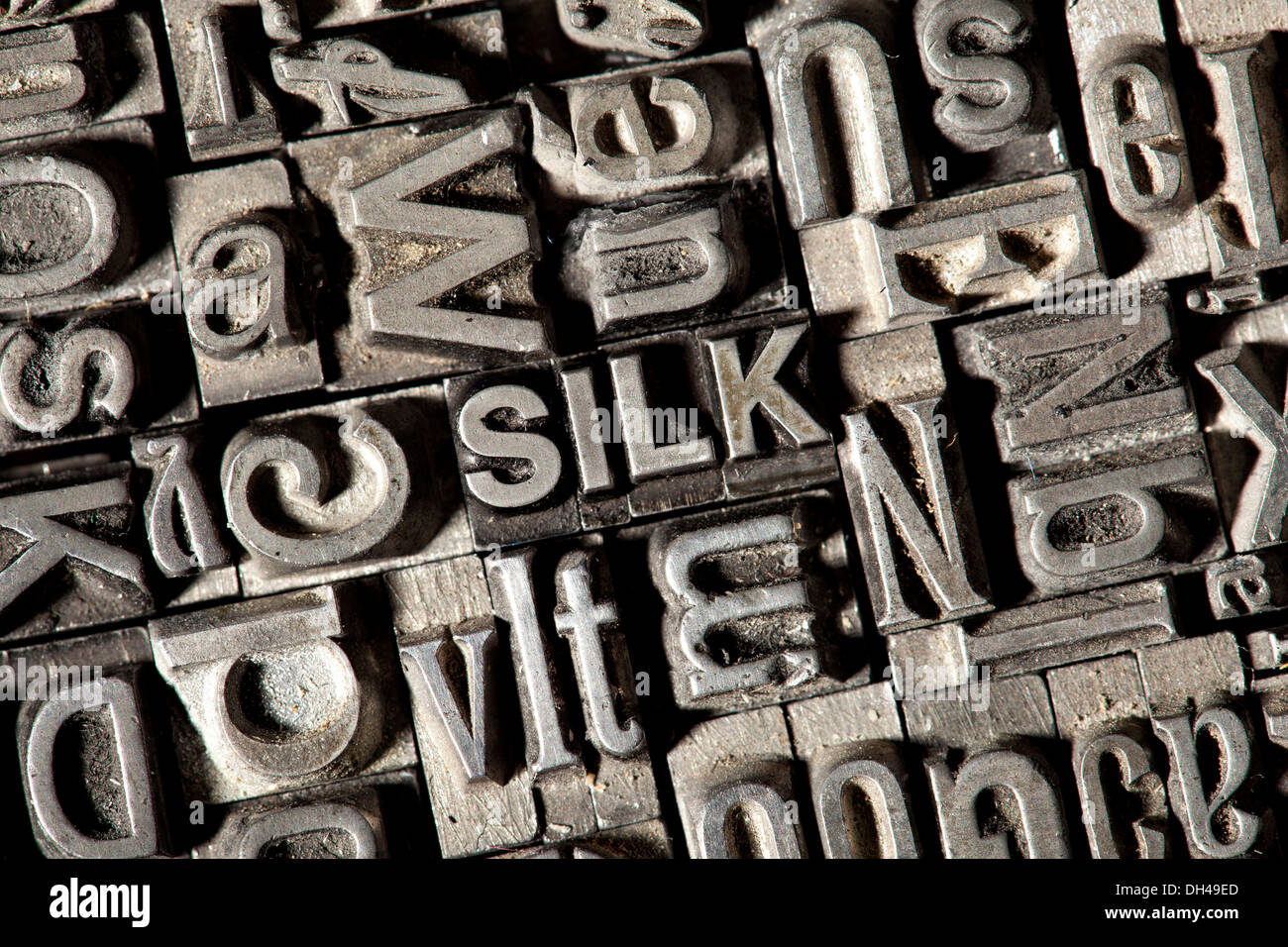 Silk letter hi-res stock photography and images - Alamy