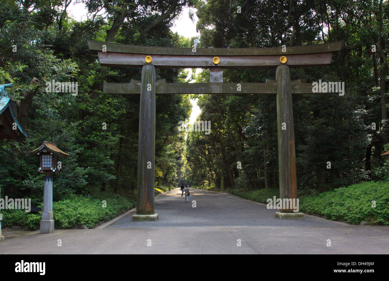 Torii gate in Tokyo Stock Photo - Alamy