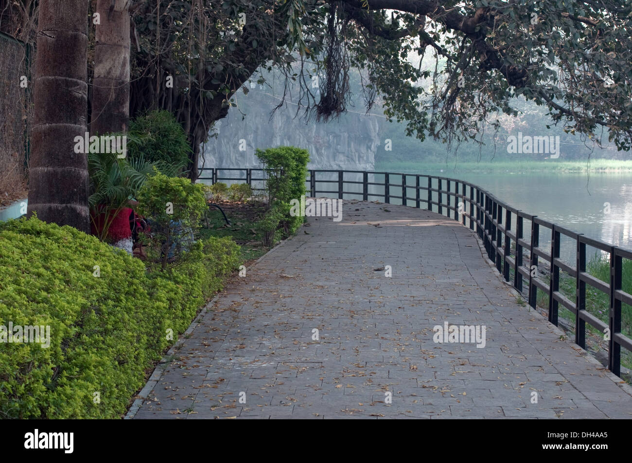 Walking path in garden Pune Maharashtra India Asia Feb 2012 Stock Photo ...