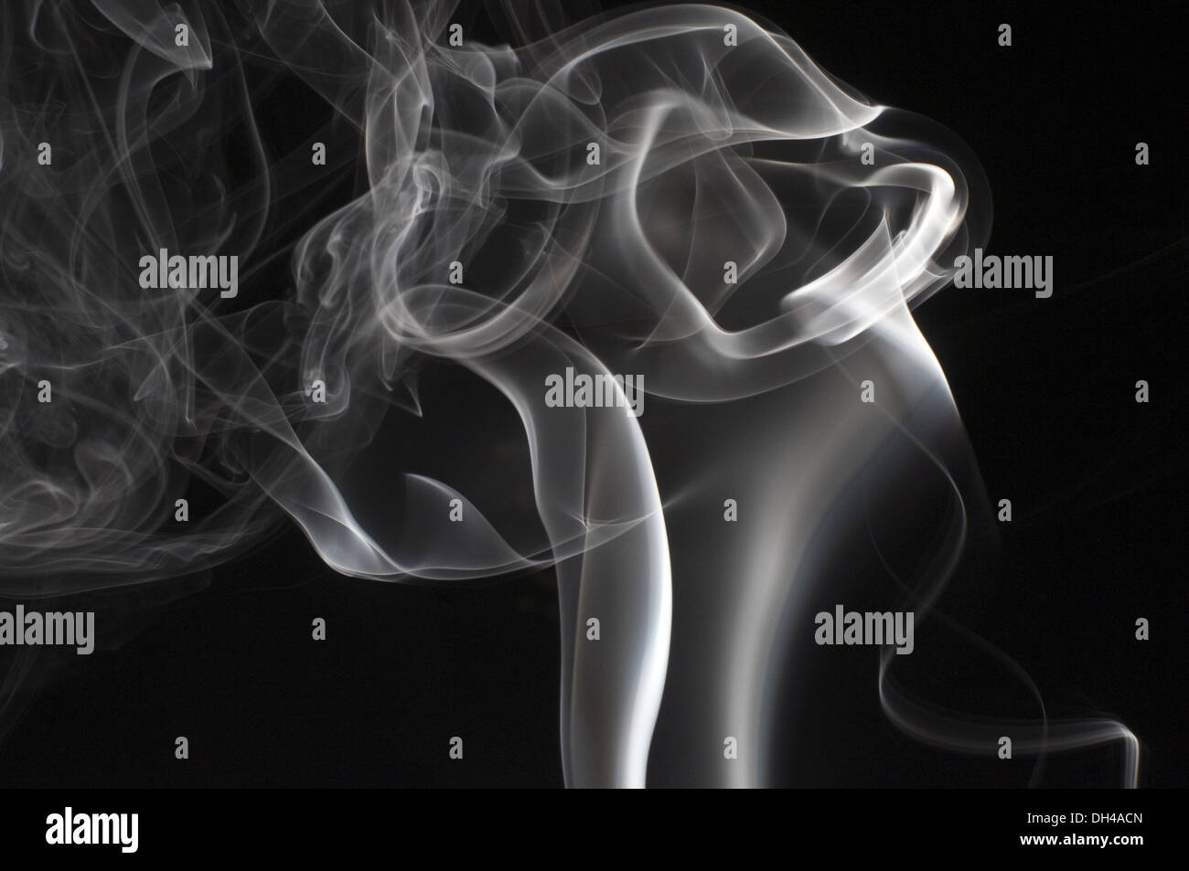 Black smoke white hi-res stock photography and images - Alamy