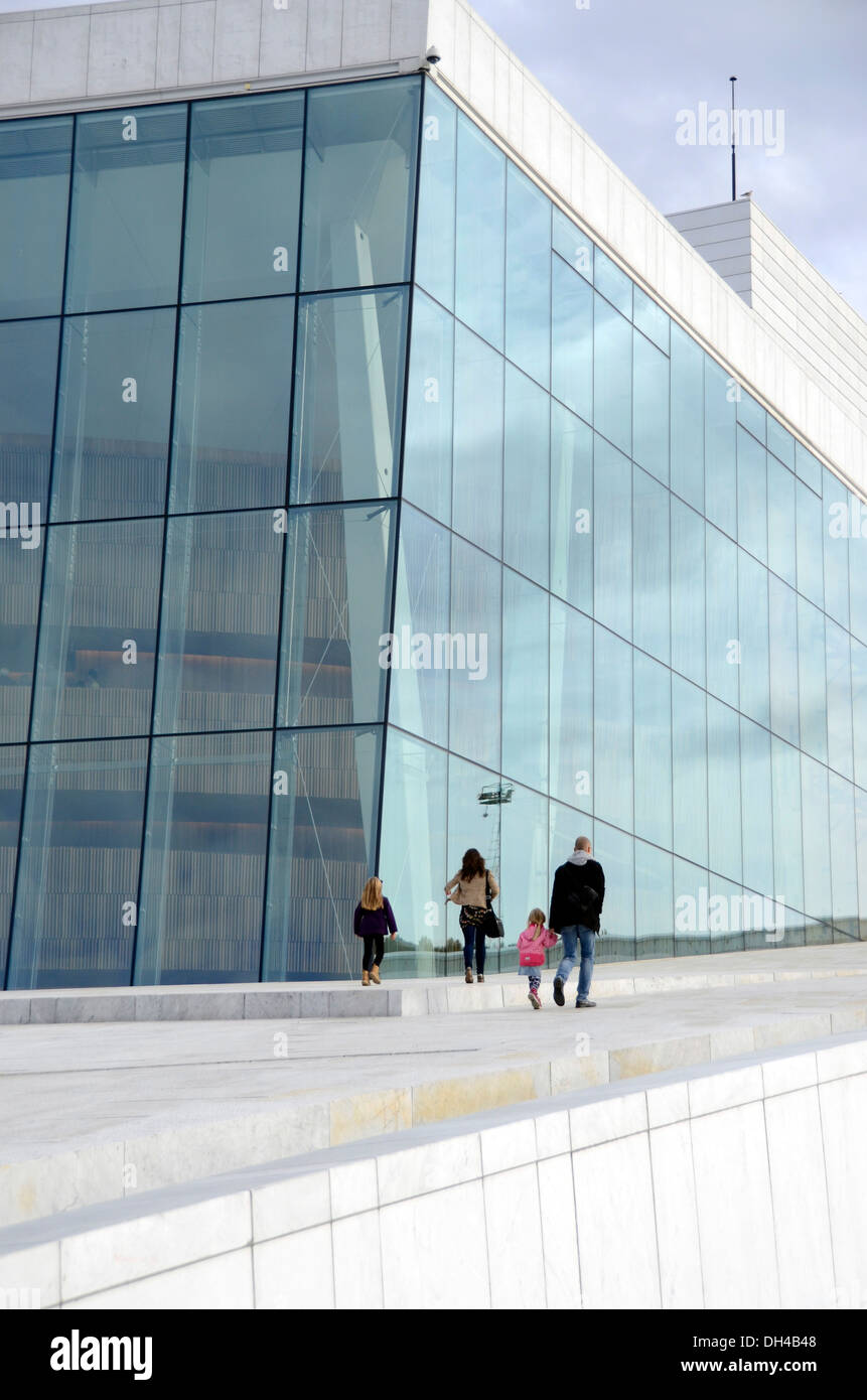 Olso Opera House designed by Norwegian architect firm Snohetta on the ...