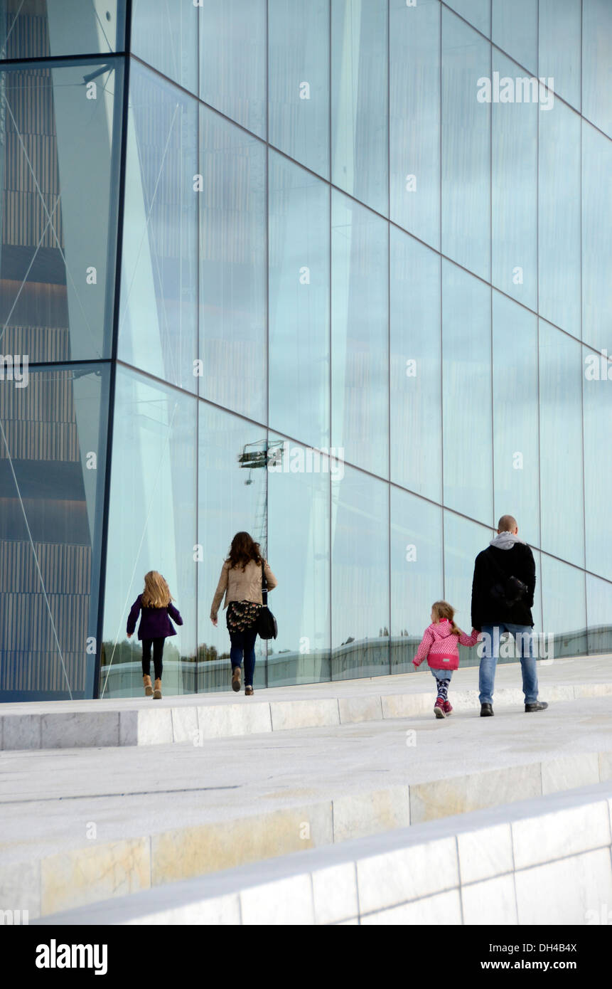 Olso Opera House designed by Norwegian architect firm Snohetta on the ...