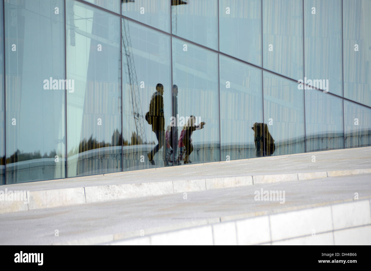 Olso Opera House designed by Norwegian architect firm Snohetta on the ...