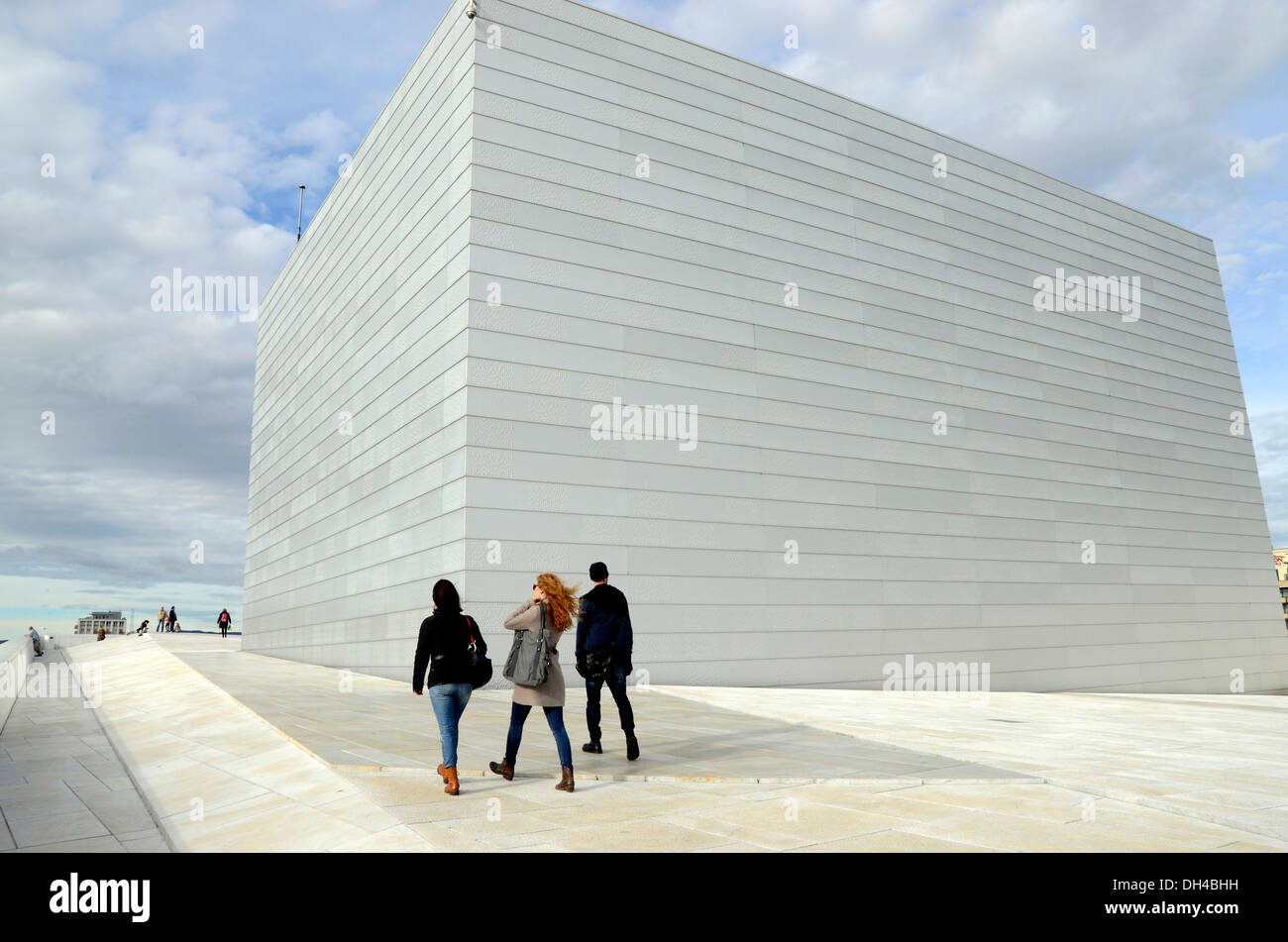 Roof tower Olso Opera House designed by Norwegian architect firm ...