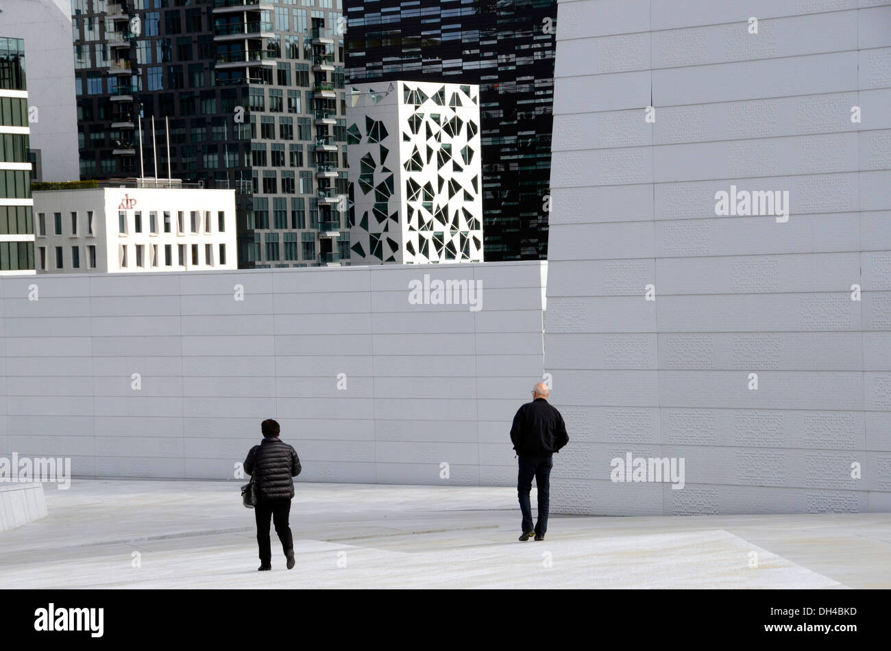 Roof of Olso Opera House designed by Norwegian architect firm Snohetta ...