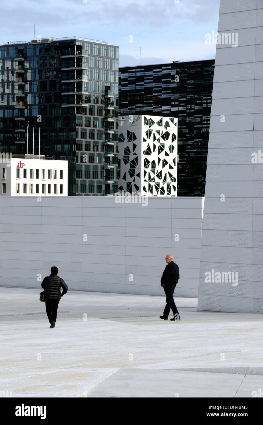 Roof of Olso Opera House designed by Norwegian architect firm Snohetta ...