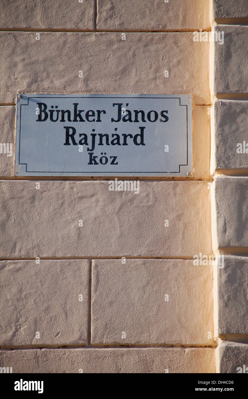 Hungary road sign hi-res stock photography and images - Alamy