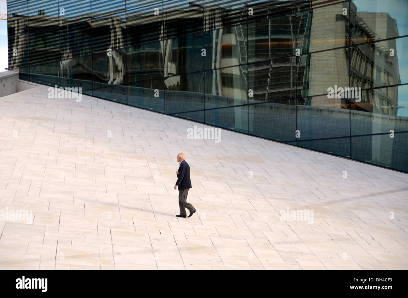Olso Opera House designed by Norwegian architect firm Snohetta on the ...