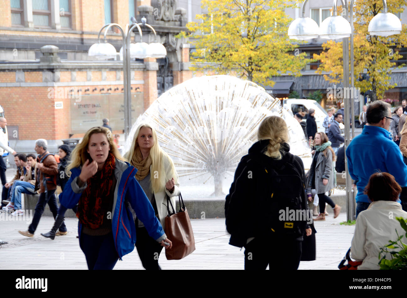 City centre of Oslo Norway Stock Photo - Alamy
