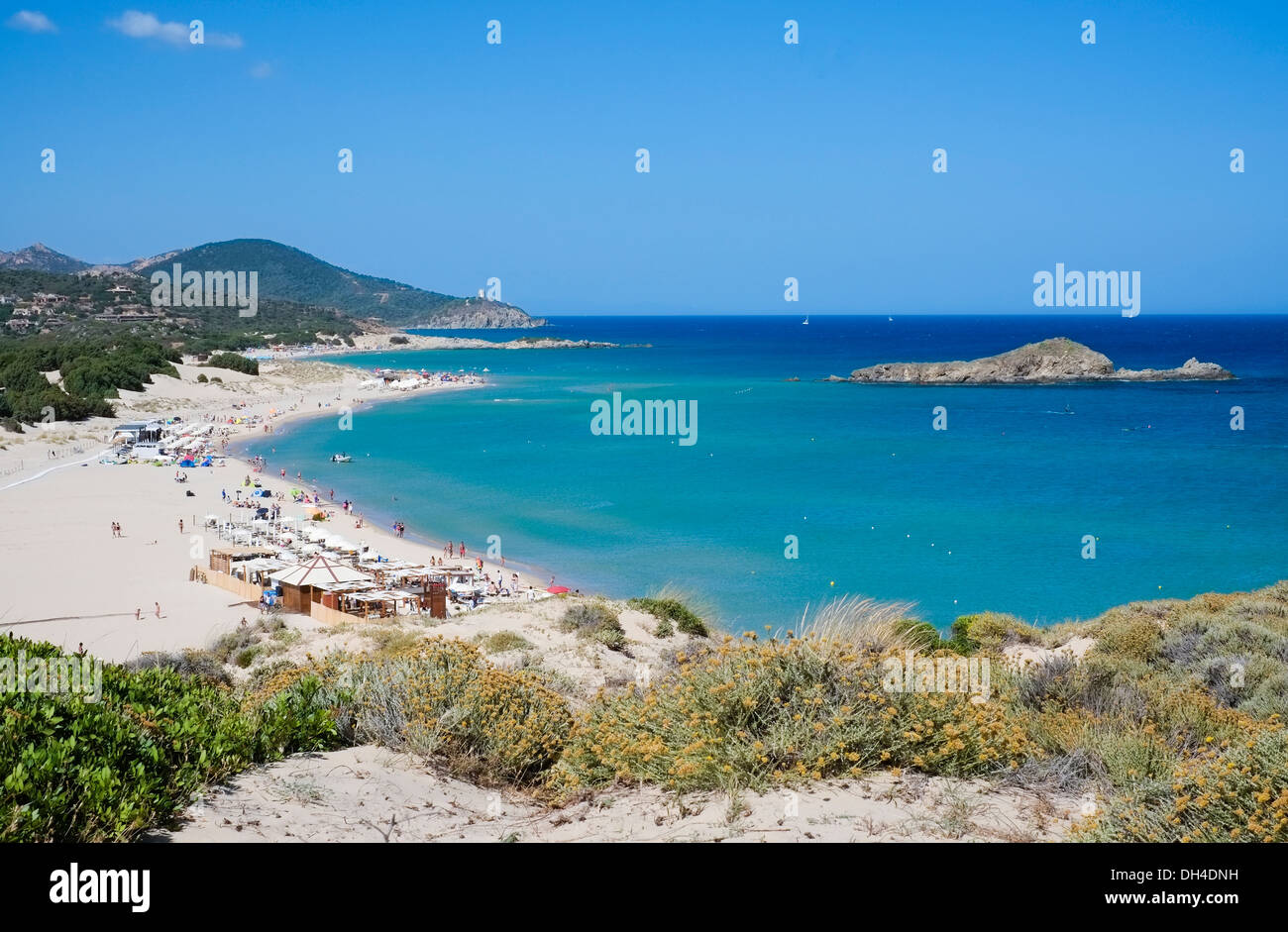 Chia beach sardinia italy hi-res stock photography and images - Alamy