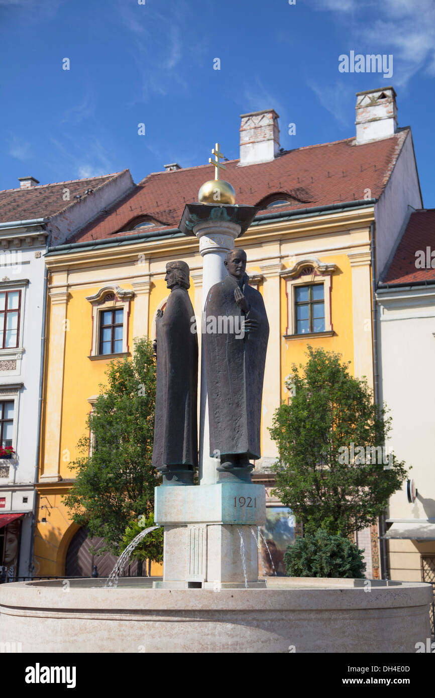 Statue in square, Sopron, Western Transdanubia, Hungary Stock Photo - Alamy