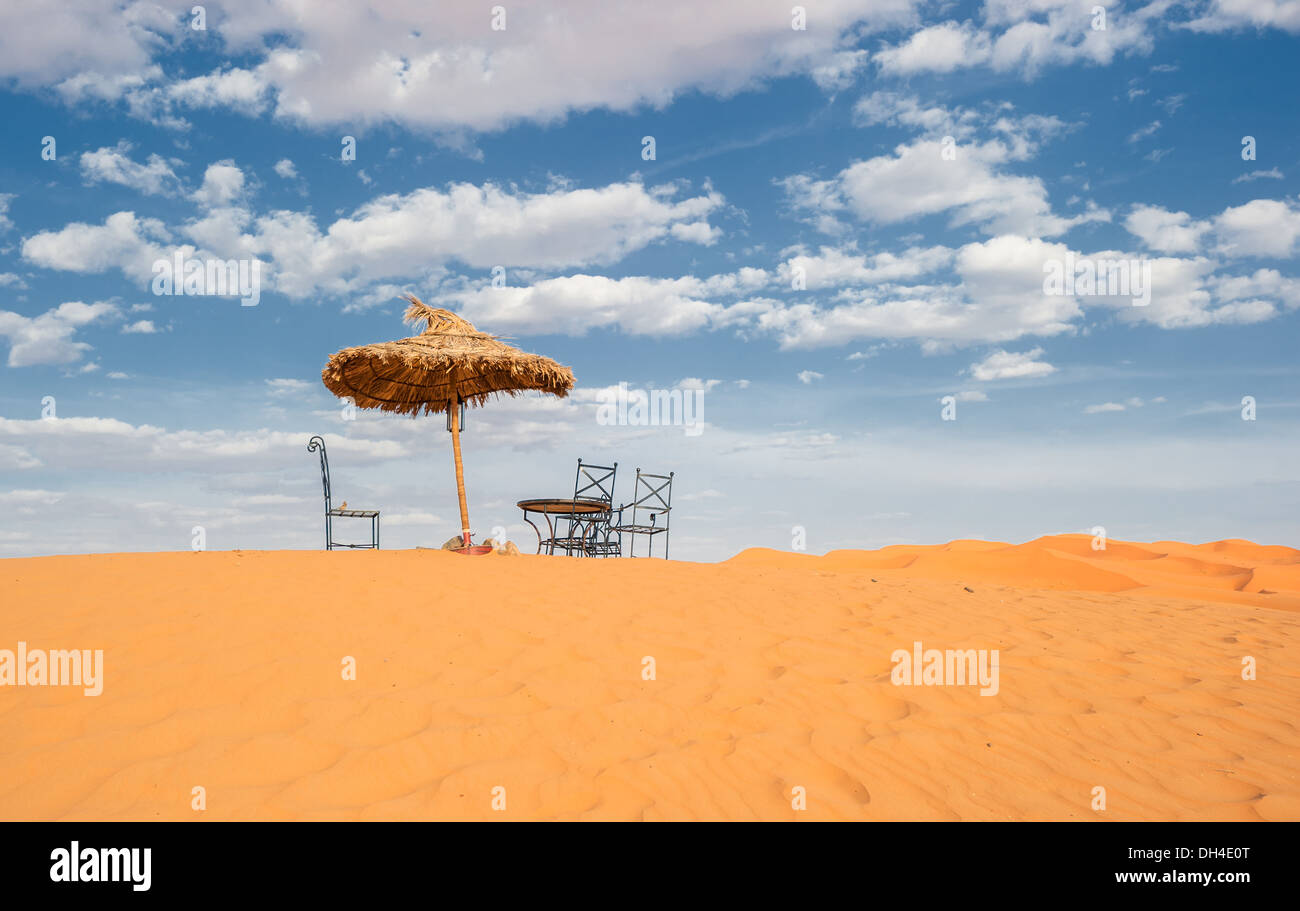 Sun Umbrella And Chairs In Desert Stock Photo Alamy sun-umbrella-and-chairs-in-desert-stock-photo-alamy