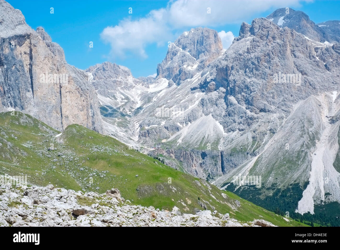 Catinaccio in Dolomites, Val di Fassa, Italy Stock Photo - Alamy