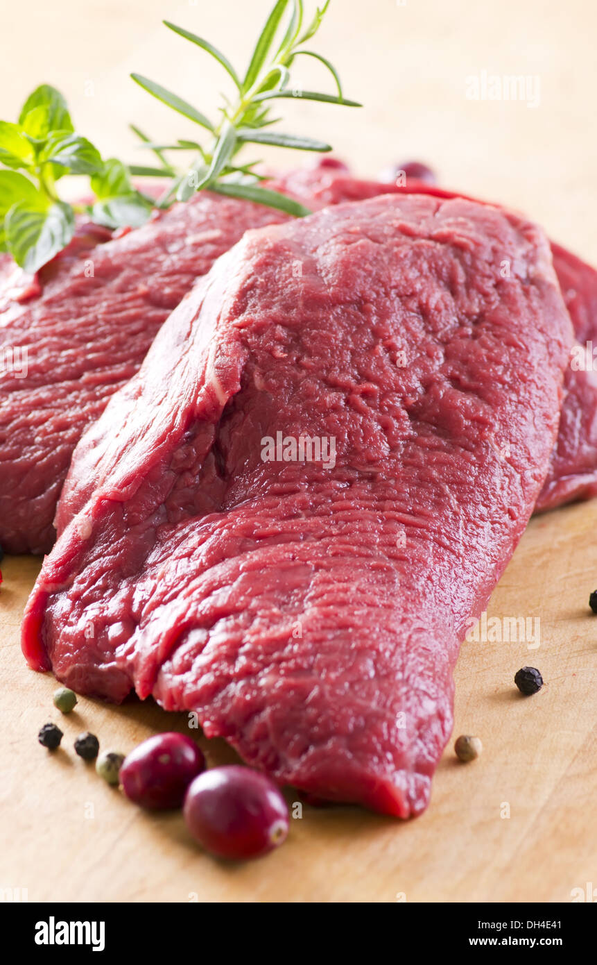 Raw organic ribeye steaks hi-res stock photography and images - Alamy