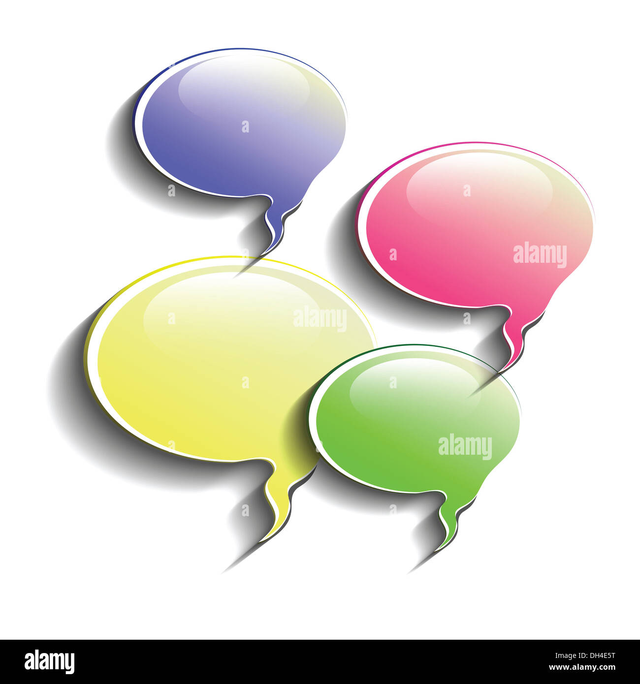 Dialogue bubbles box hi-res stock photography and images - Alamy