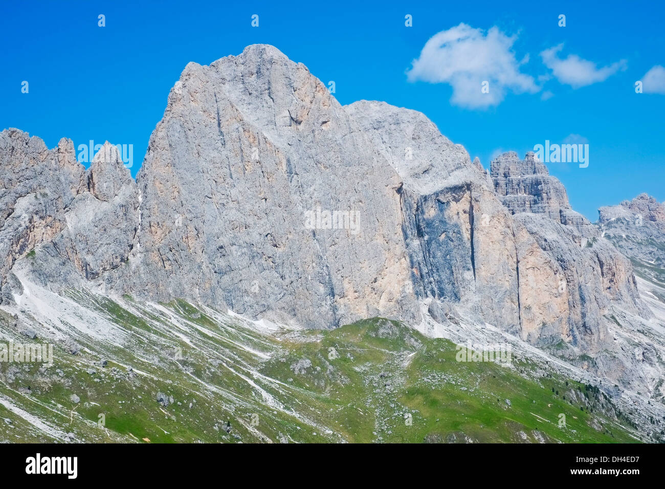 Catinaccio in Dolomites, Val di Fassa, Italy Stock Photo - Alamy