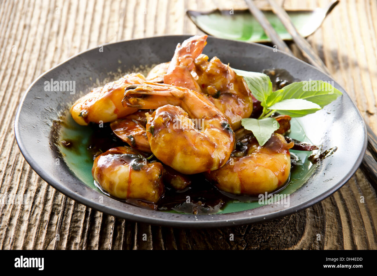king prawn teriyaki Stock Photo - Alamy
