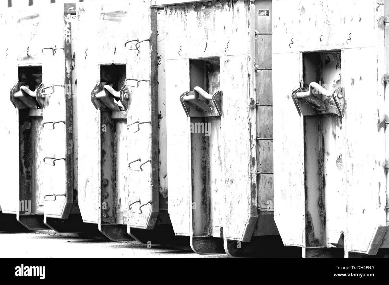 Large containers Black and White Stock Photos & Images - Alamy