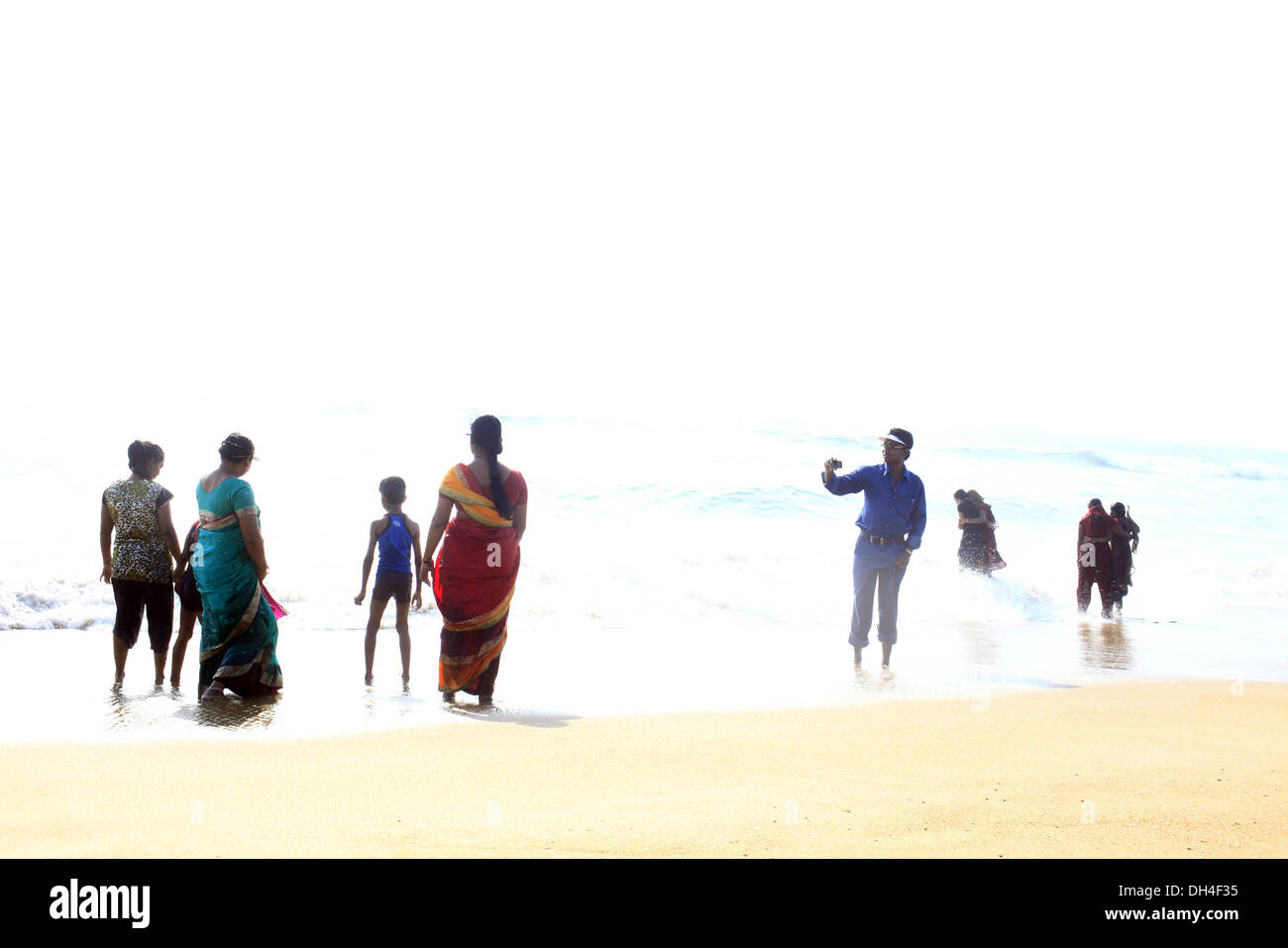 people on Marina beach at Chennai Tamil Nadu India Stock Photo - Alamy
