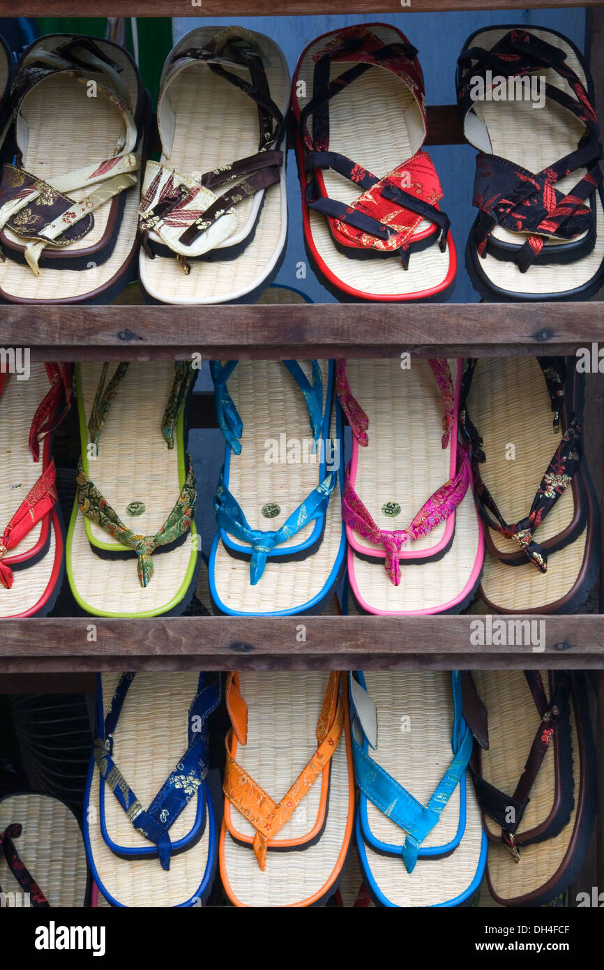 Colourful sandals hi-res stock photography and images - Alamy
