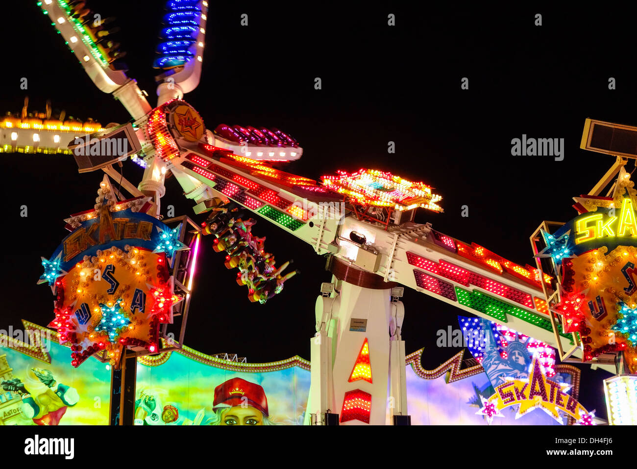 Oktoberfest night beer hi-res stock photography and images - Alamy