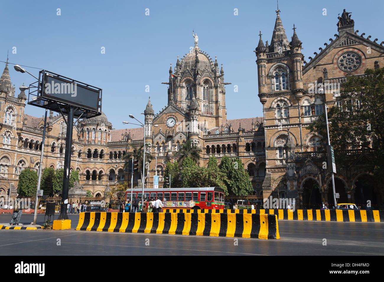 CST Chhatrapati Shivaji Terminus Mumbai Maharashtra India Asia Jan 2012 ...