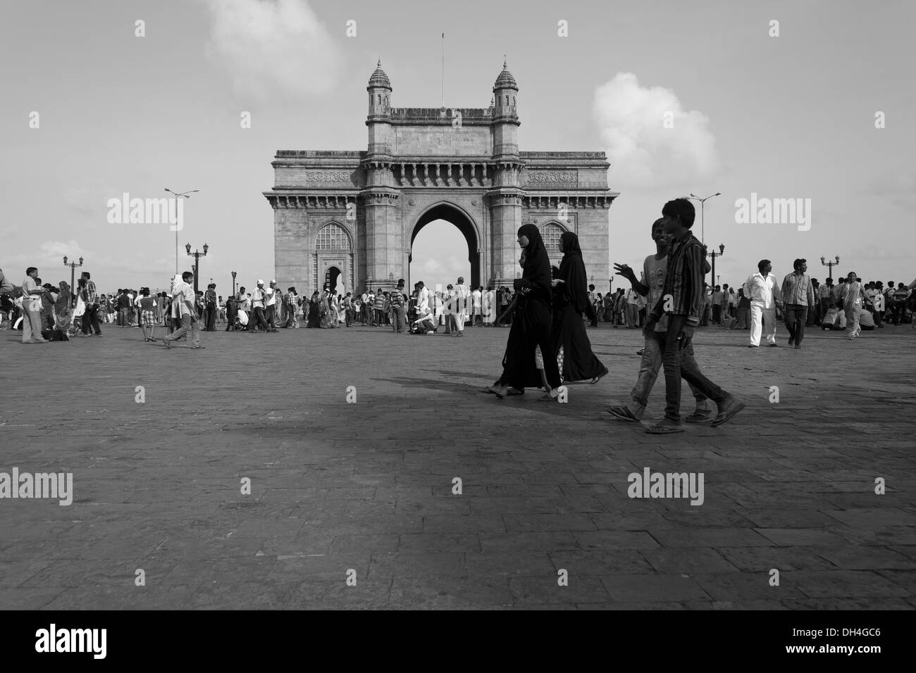 Gateway of India people Apollo Bunder Colaba Mumbai Maharashtra India ...