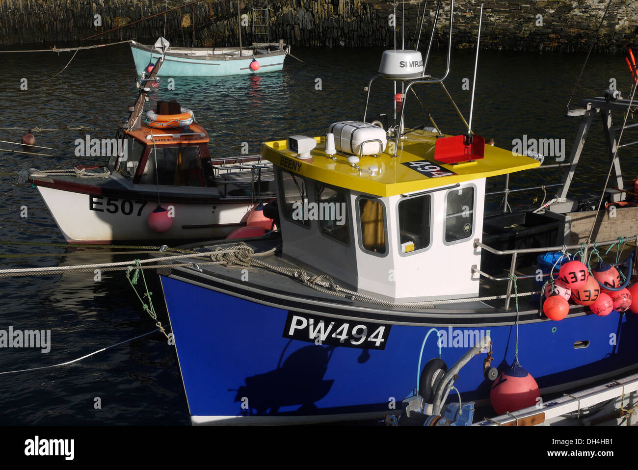 Cornwall fishing boat hi-res stock photography and images - Alamy