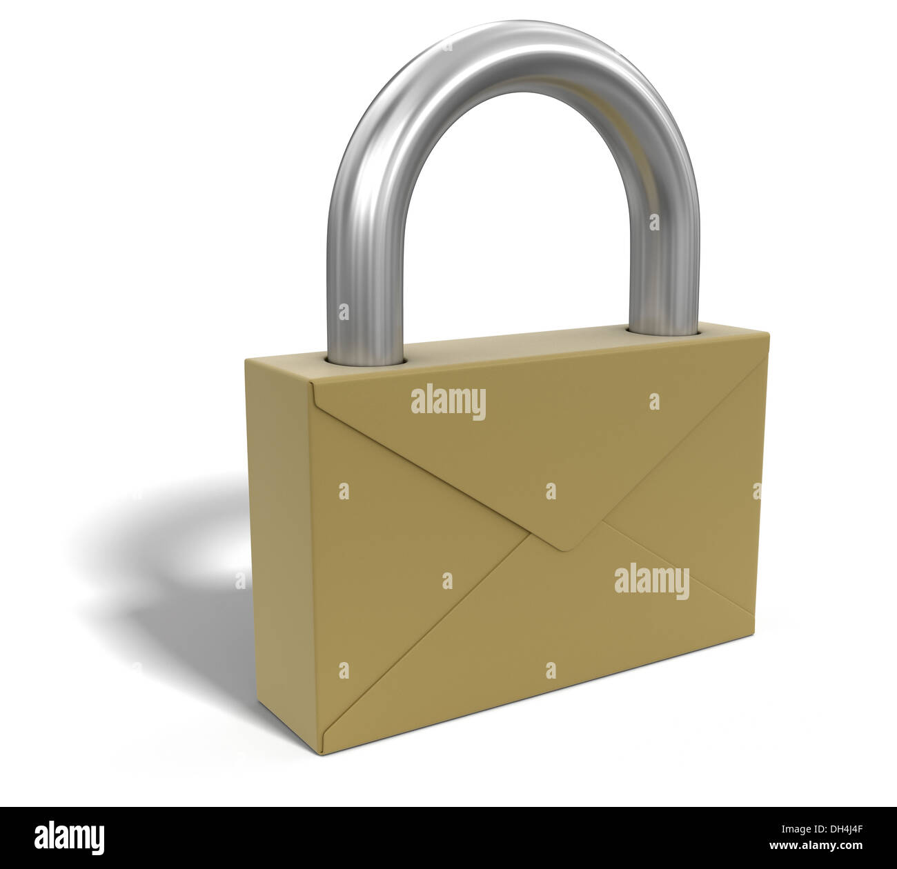 letter lock (clipping path included Stock Photo - Alamy