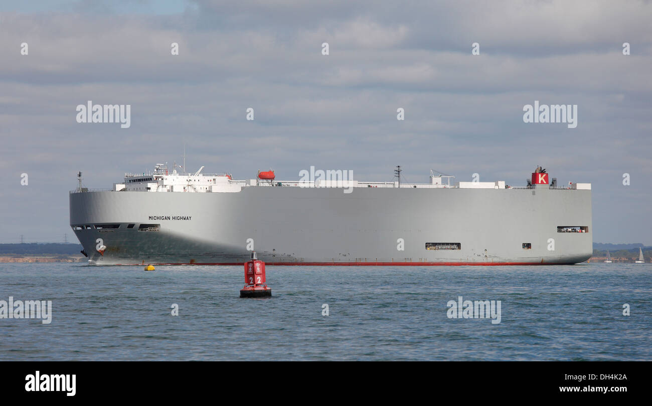 Vehicle transporter carrier michigan highway ship motor vessel solent ...
