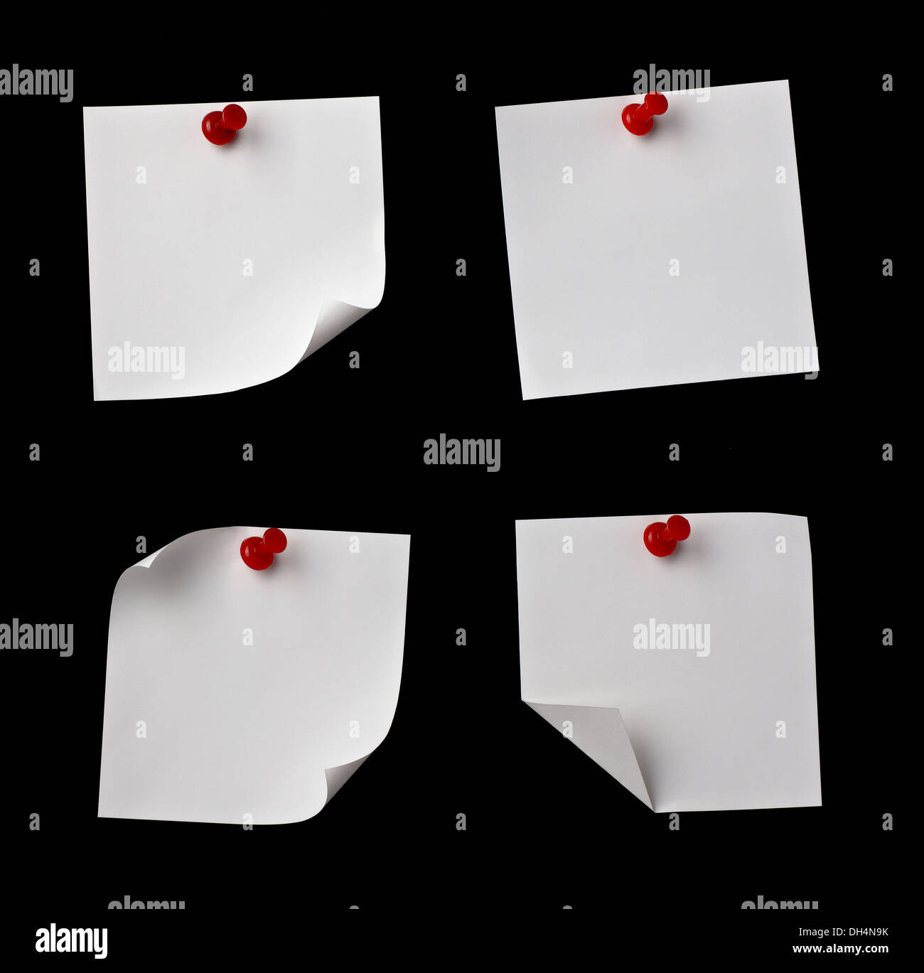 note paper with adhesive tape Stock Photo - Alamy