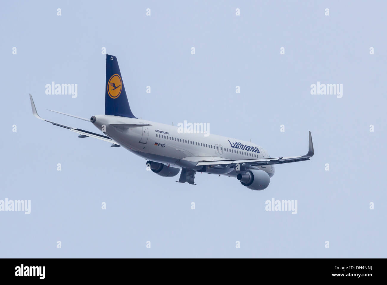 One of the First Sharklet Airbus A320 on delivery for the german ...