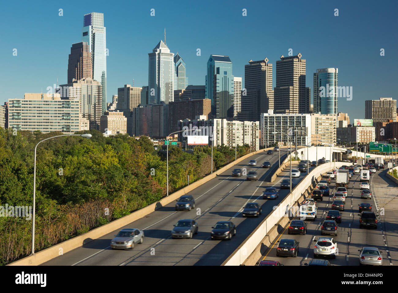 2013 HISTORICAL SCHUYLKILL EXPRESSWAY INTERSTATE 76 DOWNTOWN SKYLINE ...