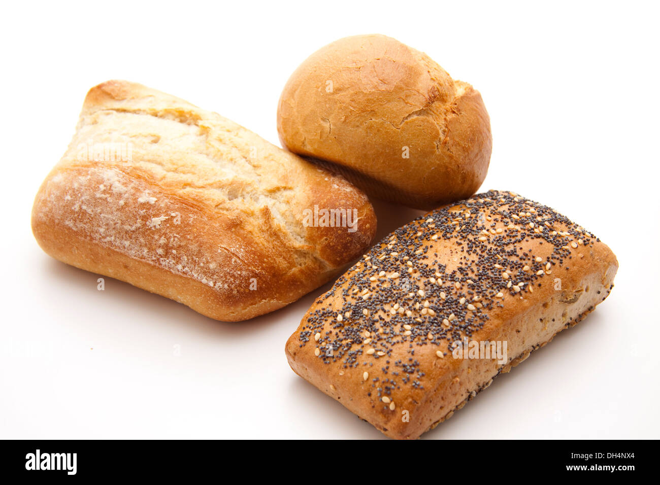 Punch and wheat bread roll Stock Photo - Alamy