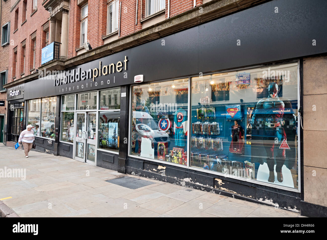 Forbidden planet shop Nottingham gaming comics sci-fi shop Stock Photo ...