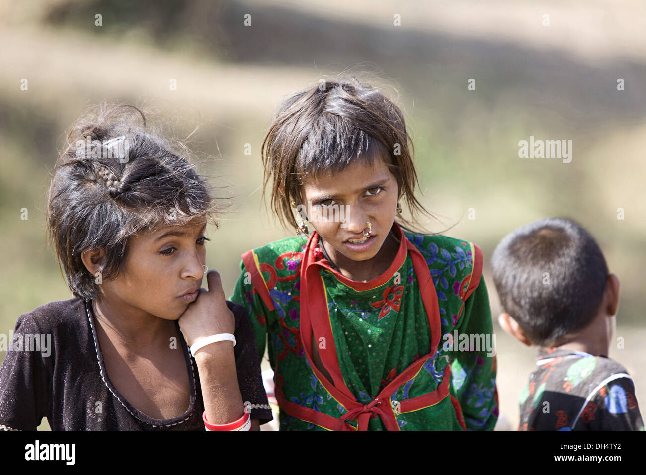 Gadaria children, Gadaria tribe, Madhya Pradesh, India Stock Photo - Alamy