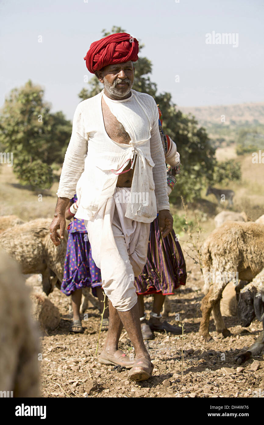 Gadaria Man, Gadaria tribe, Madhya Pradesh, India Stock Photo - Alamy