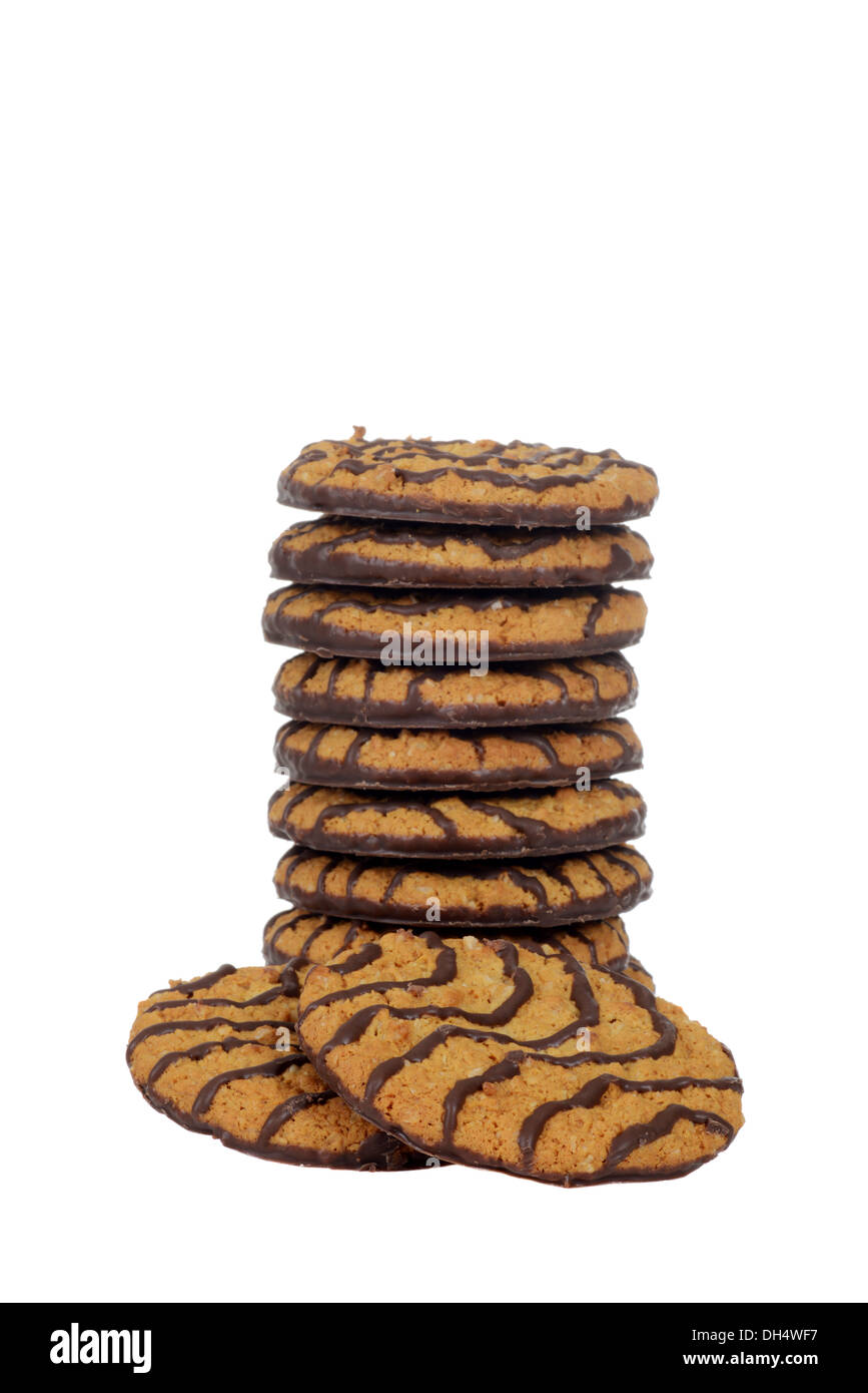 Stack tasty oatmeal cookies hi-res stock photography and images - Alamy