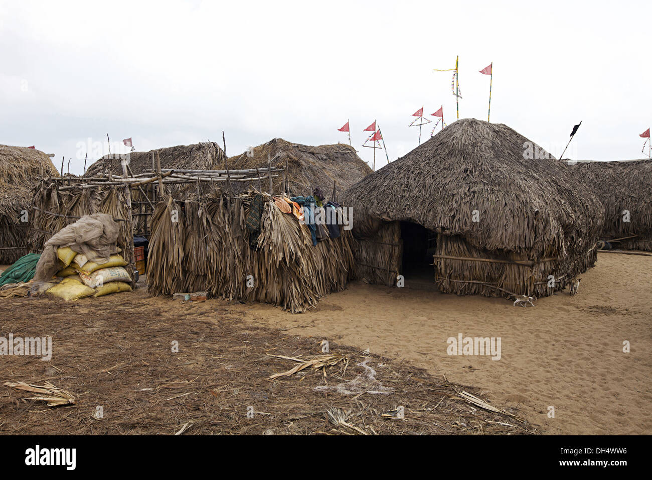 Indian village hut made hi-res stock photography and images - Alamy