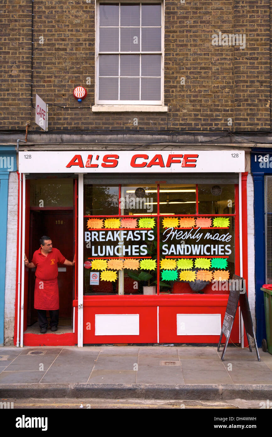 English Cafe, London, England Stock Photo - Alamy