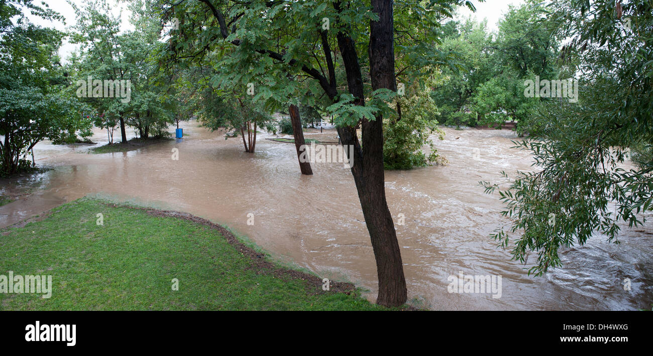Boulder, CO Flood Stock Photo - Alamy